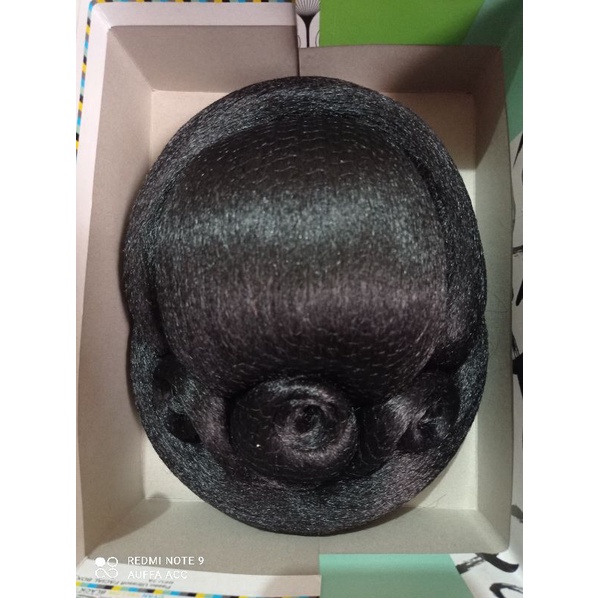 Jual sanggul oval modern ukuran besar /konde modern terbaik /sanggul ...