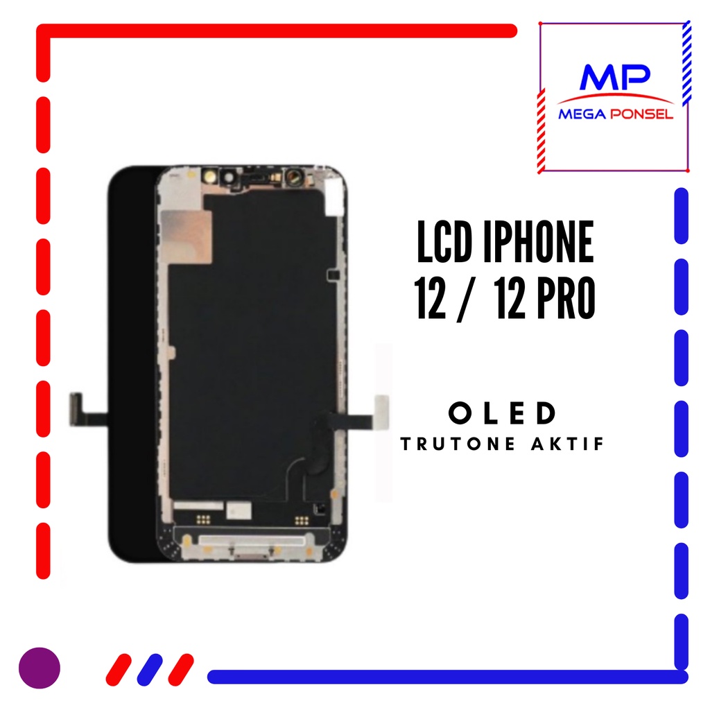 Jual Layar Display IP 12 / Iph 12 Pro Fullset Touchscreen Trutone Aktif ...