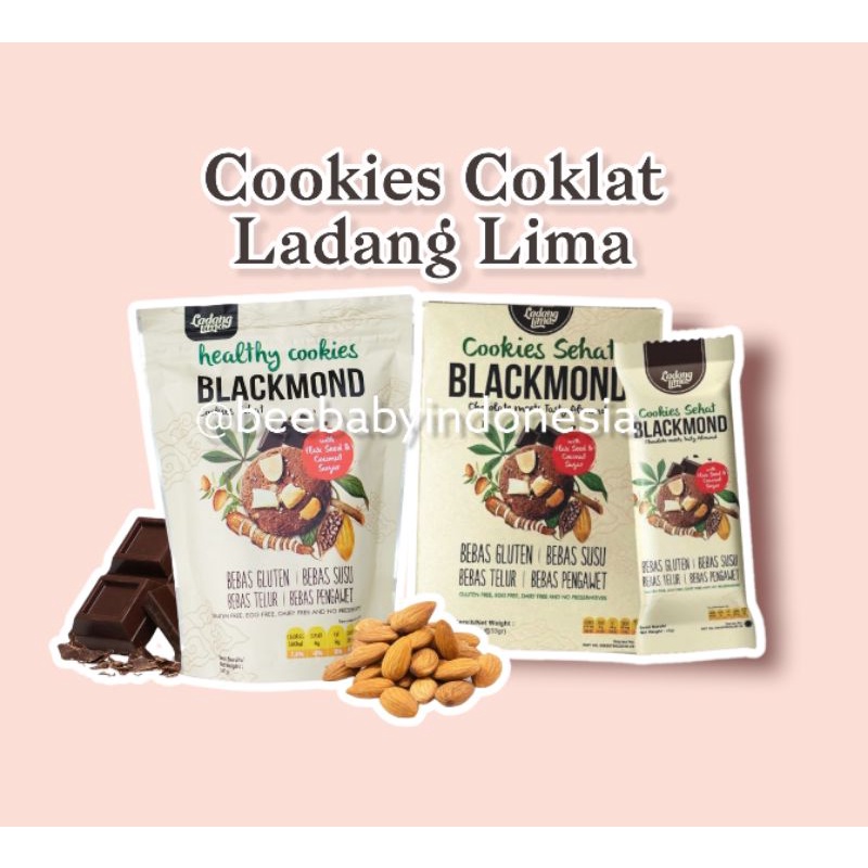 Jual BLACKMOND COOKIES COKLAT LADANG LIMA| GLUTEN FREE SNACK | Shopee ...