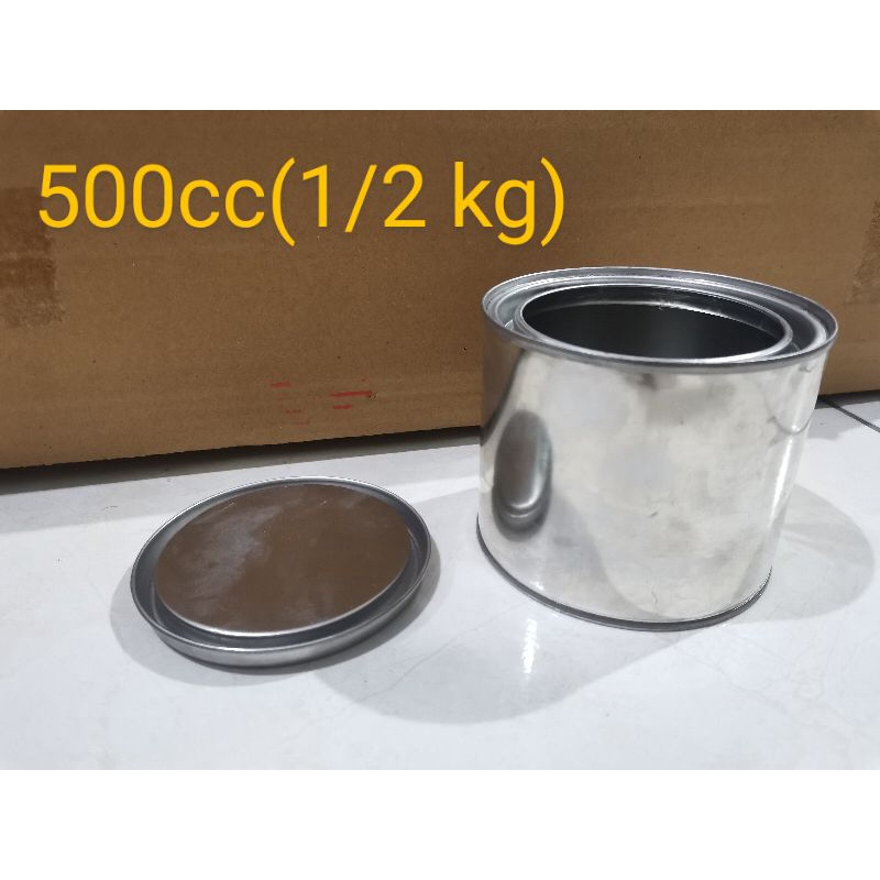 Jual Kaleng Baru | Kaleng Polos | Kaleng Cat 500cc (1/2 kg) | Shopee ...