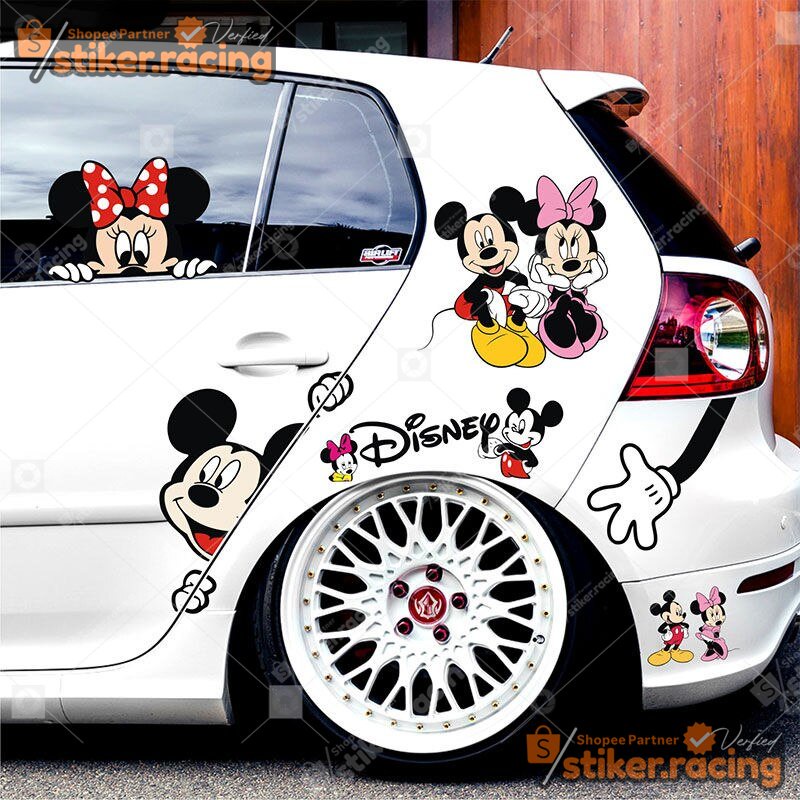 Jual STIKER MICKY MOUSE STIKER MOBIL ANIMASI LUCU DAN IMUT STIKER MICKY ...