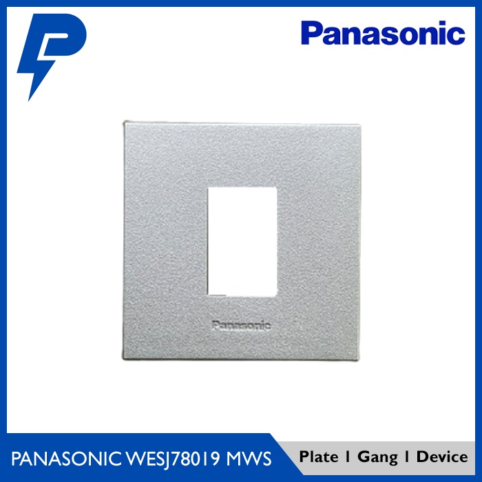 Jual PANASONIC Frame 1 Gang 1 Device Style E Series Silver WESJ78019 ...