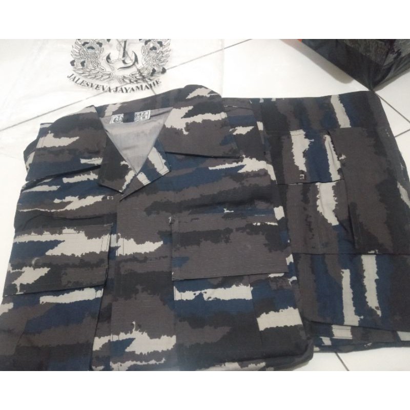 Jual Baju PDL LAYAR/KRI TNI AL Asli jatah pembagian TNI AL ori | Shopee Indonesia