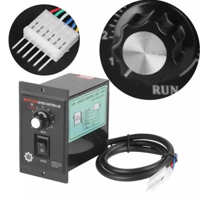 Jual 74W050 Ac Motor Speed Controller 400W 220V Dimmer Modul Box Kotak ...