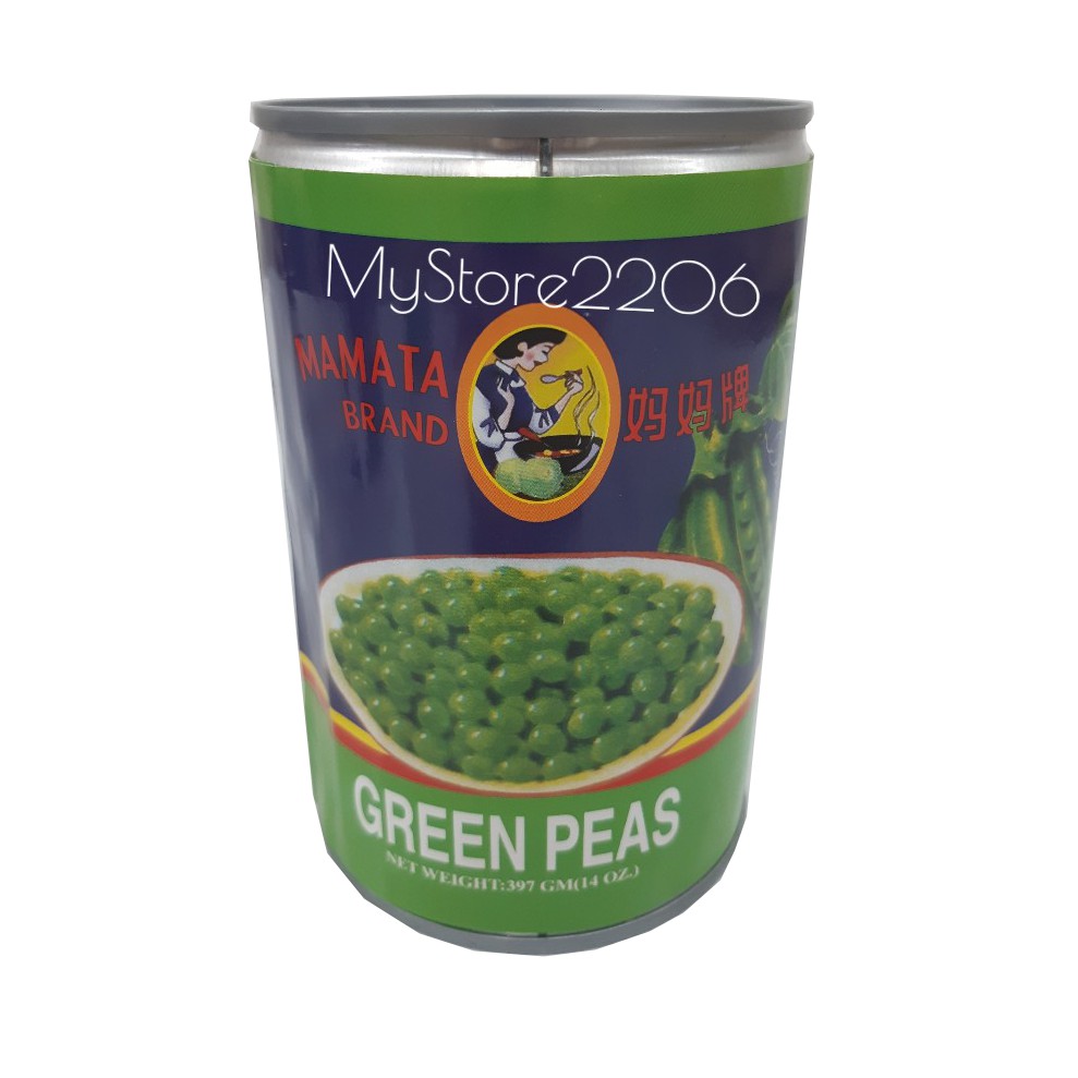 Jual Kacang Polong Kaleng dalam Larutan Garam MAMATA BRAND | Shopee ...