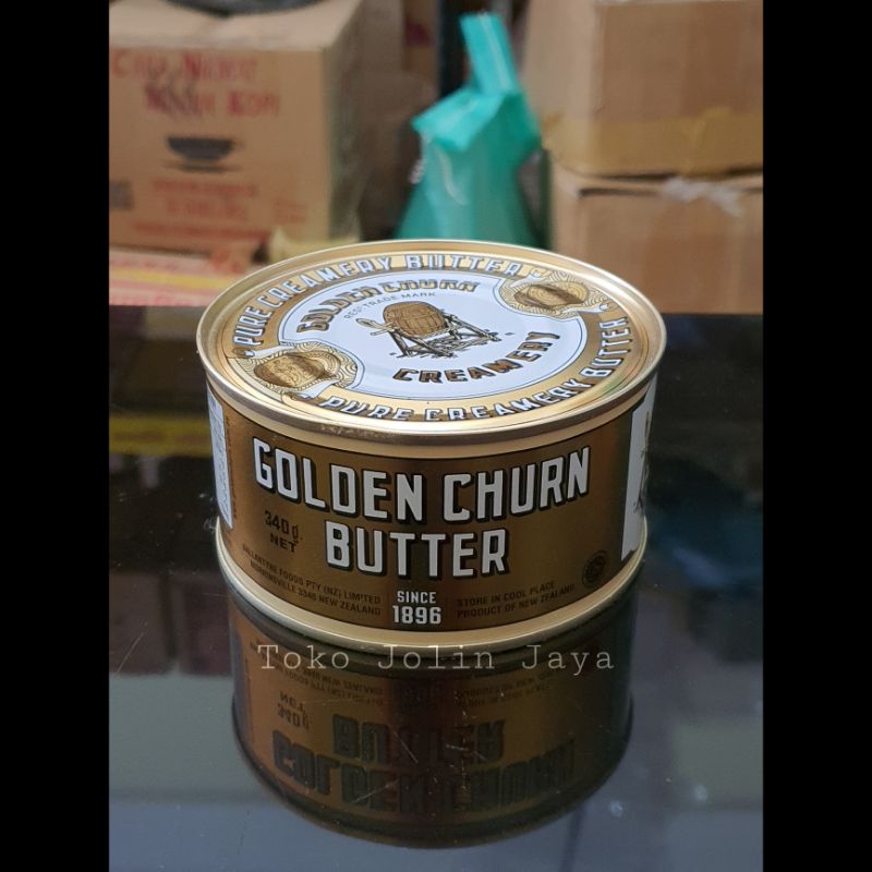 Jual 340g butter Golden Churn / mentega Cap Tong | Shopee Indonesia
