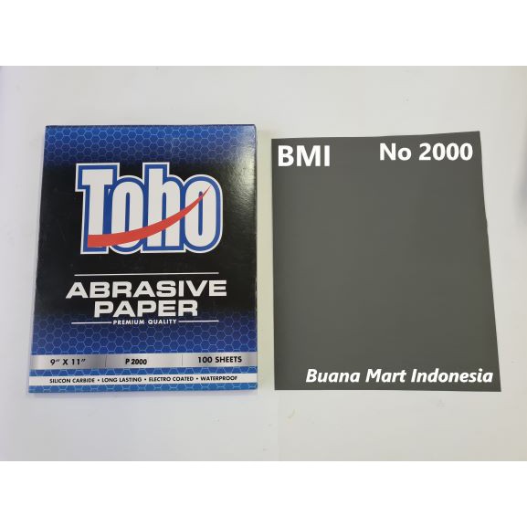 Jual Amplas Duco TOHO No 2000 | Amplas Lembar | Amplas Kertas Grit 2000 ...