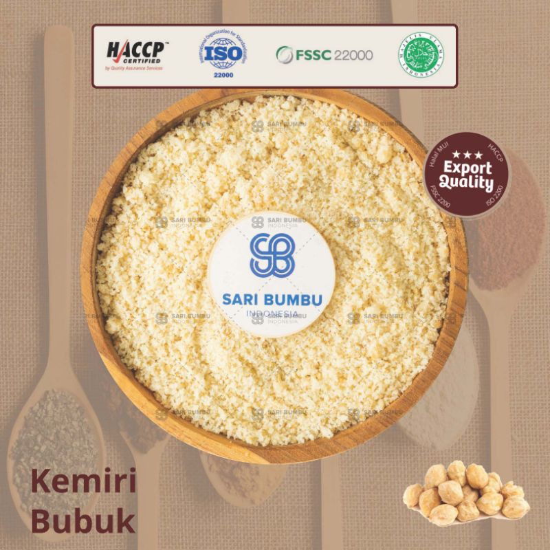 Jual Kemiri Bubuk / Candlenut Powder - Bumbu Dapur Halal kualitas ...