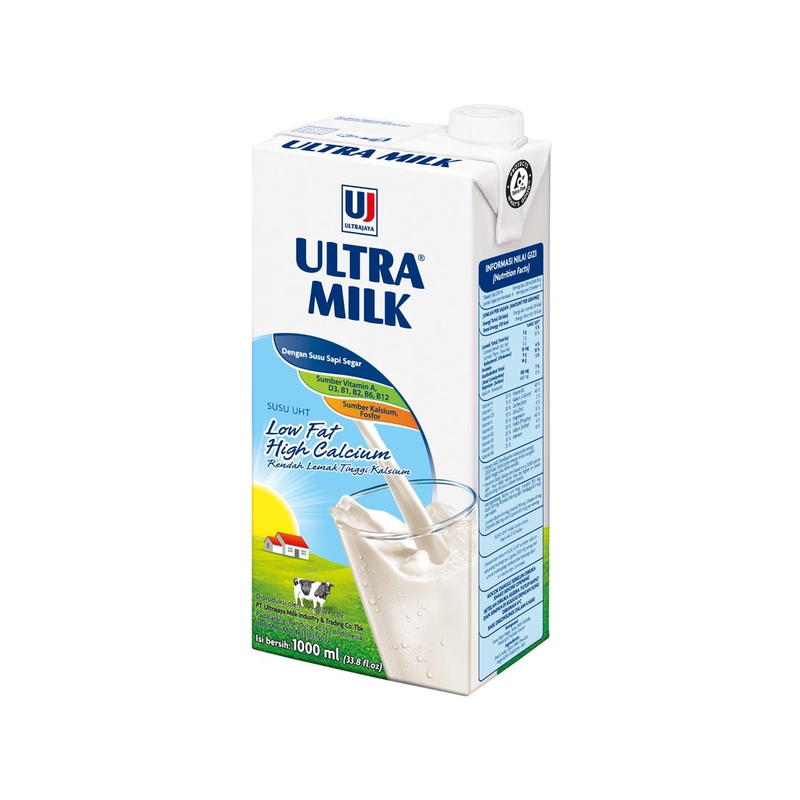 Jual Ultra Jaya Ultra Milk Susu UHT Full Cream 1000ml | Shopee Indonesia