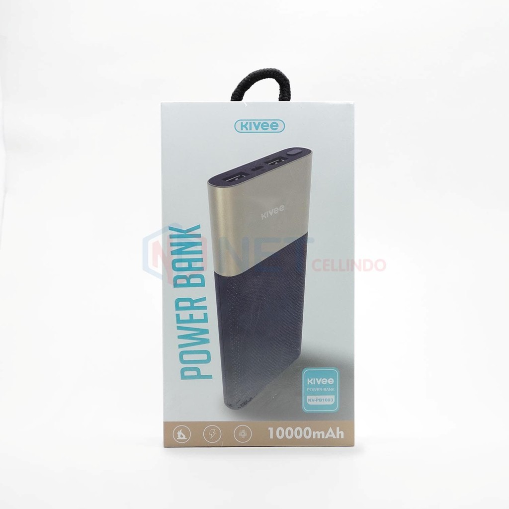 Jual POWER BANK KIVEE KV-PB1003 / POWERBANK KIVEE KV-PB1003 10000 MAH ...
