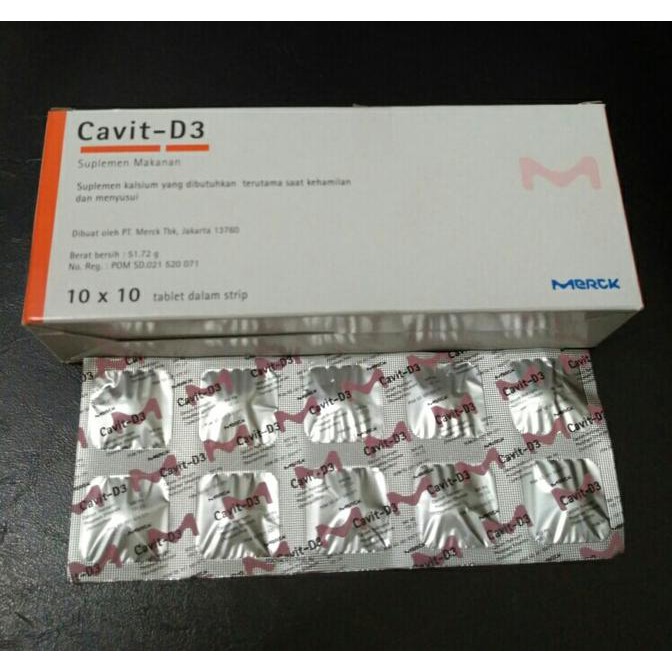 Jual Cavit D3 isi 10 tablet cavit D 3 calcium dan vitamin D3 | Shopee ...