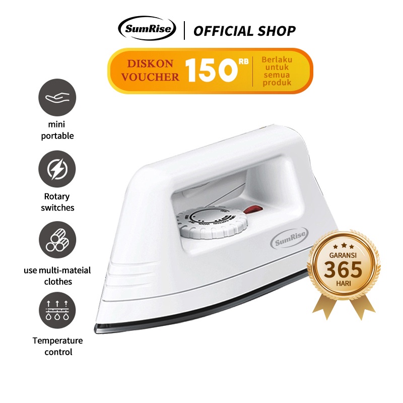Jual Sumrise Setrika Portable/Setrika Mini Untuk Perjalanan Mini White ...