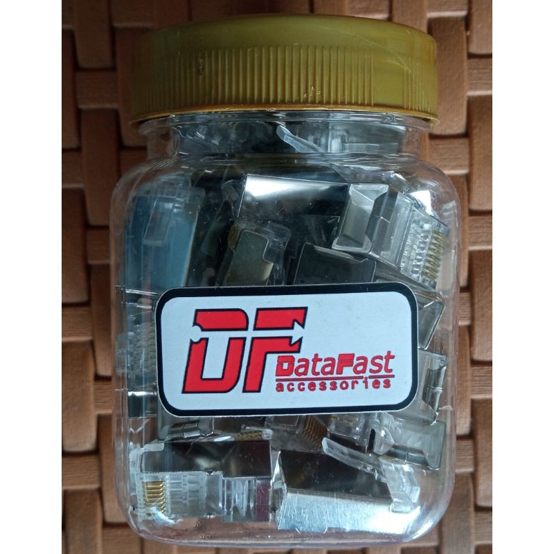 Jual RJ45 CAT6 BESI MEREK DF ( DATA FAST ) ISI 50 | Shopee Indonesia