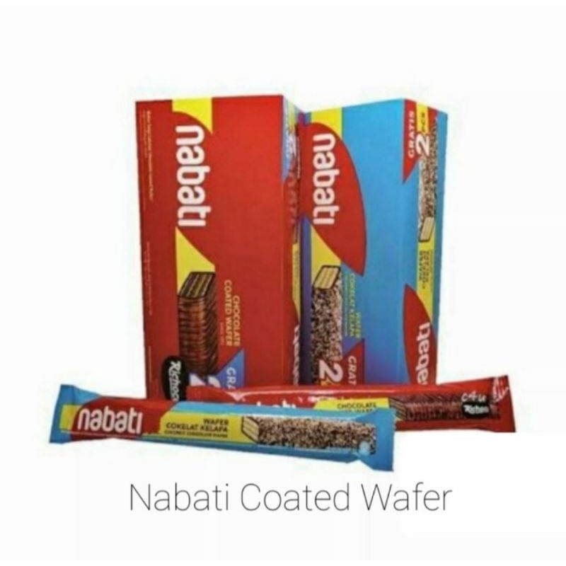 Jual Nabati Coated Kelapa Cokelat Goguma Korean Wafer Nabati Wafer ...