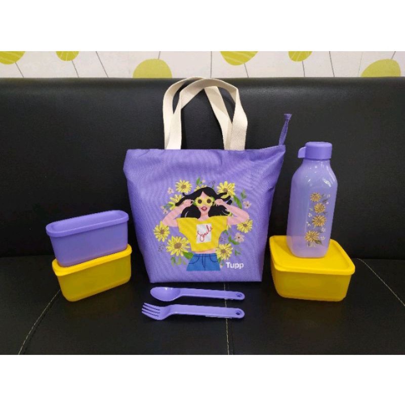 Jual Cosmo lady new lunch set tupperware | Shopee Indonesia