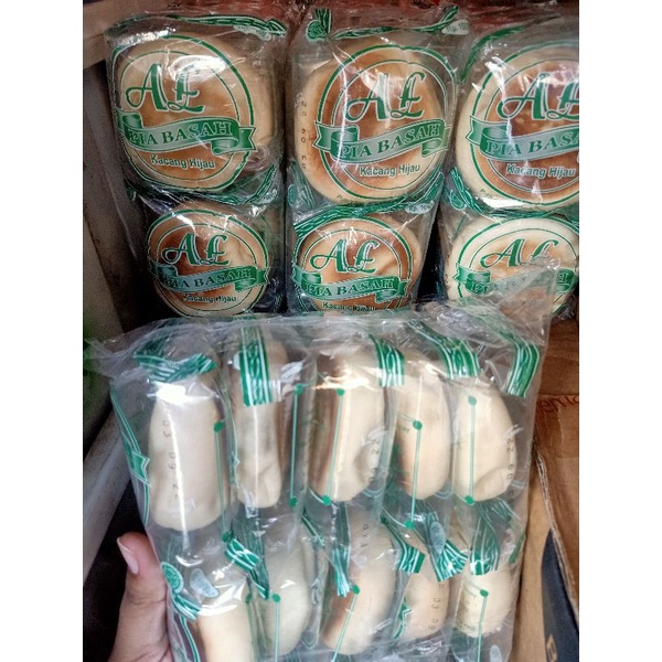 Jual Roti Pia kacang hijau Basah AE | Shopee Indonesia
