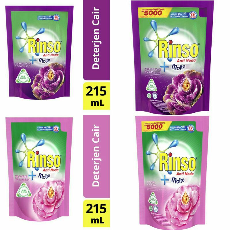 Jual RINSO CAIR Kemasan Ekonomis 215ml | Shopee Indonesia