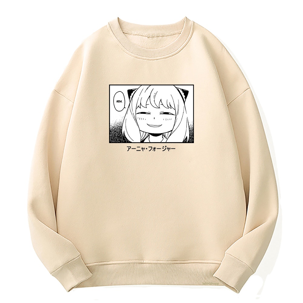 Jual Sweater Spy X Family - Hoodie Crewneck Anya Yor Forger Loid Spy X ...