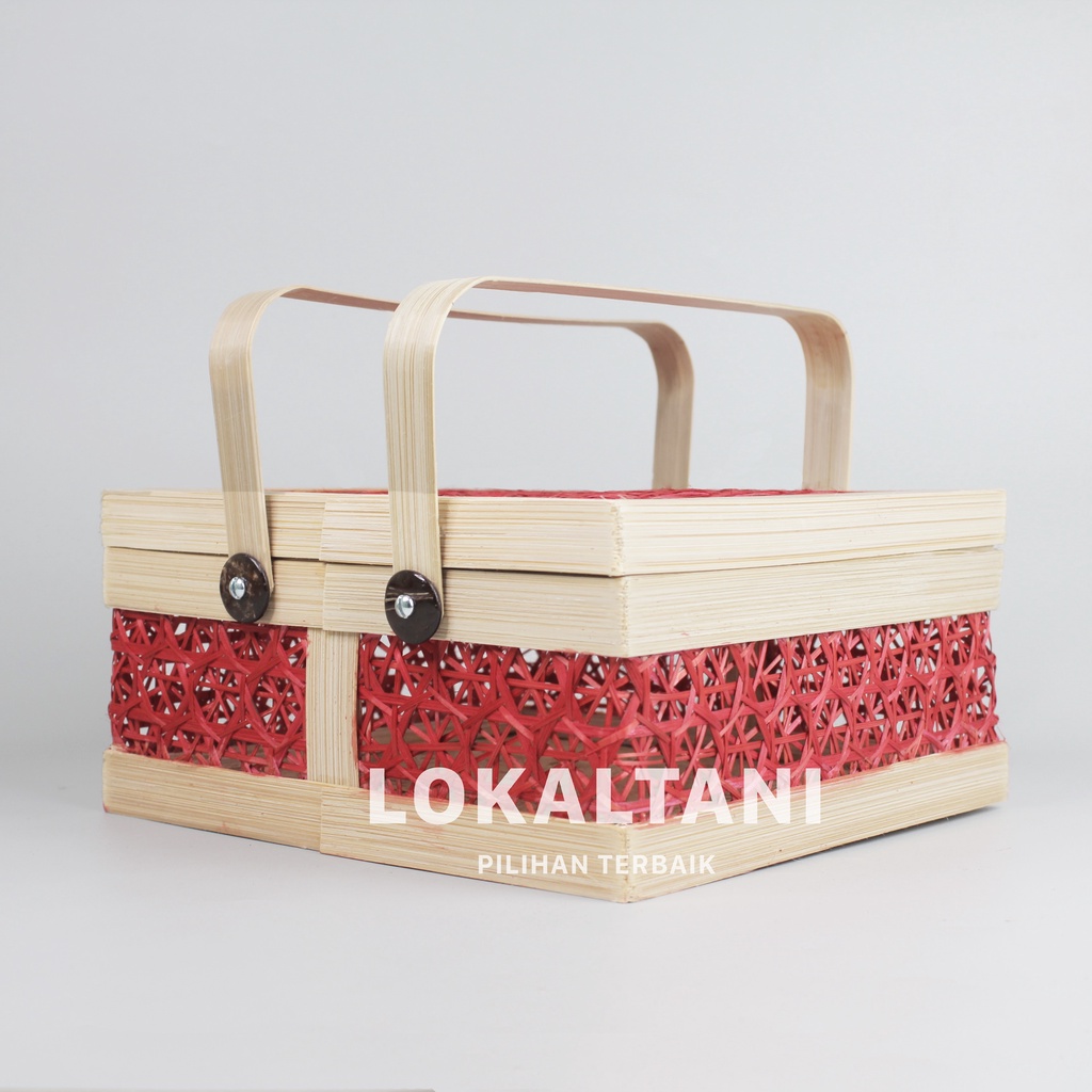 Jual Kotak Hampers Imlek CNY/ Keranjang Bambu Imlek/ Tempat Parcel ...