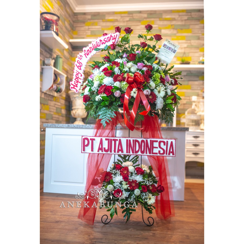 Jual Bunga Ucapan Standing Ulang Tahun Perusahaan Company Anniversary ...