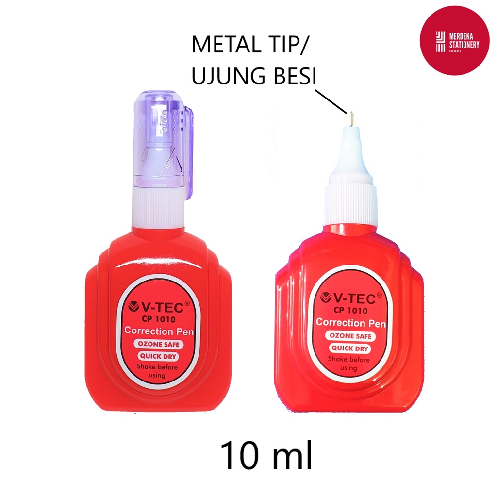 Jual Tip-X/Correction/Corection/Tip-Ex/Tipex Cair Pen V-TEC CP 1010 ...