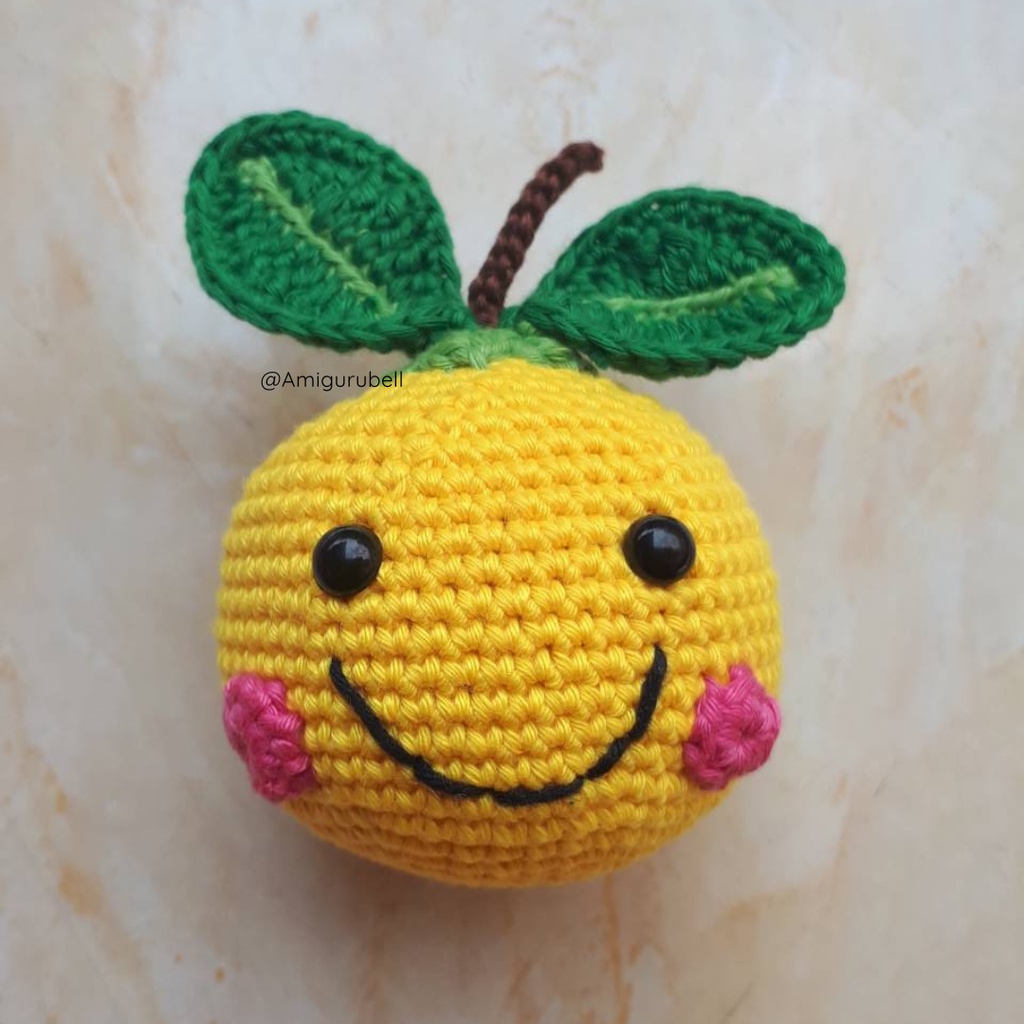 Jual Gantungan Kunci/Tempelan Kulkas Boneka Rajut Buah-buahan (amigurumi) | Shopee Indonesia