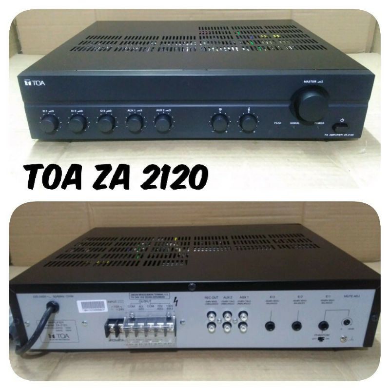 Jual AMPLIFIER TOA SERI ZA-2120 | Shopee Indonesia