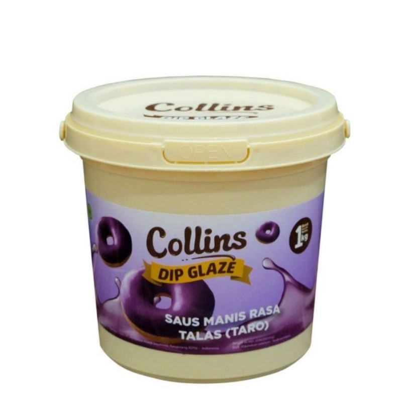 Jual Selai Collins DIP Glaze 1kg Choco Crunchy & All Varian | Shopee ...