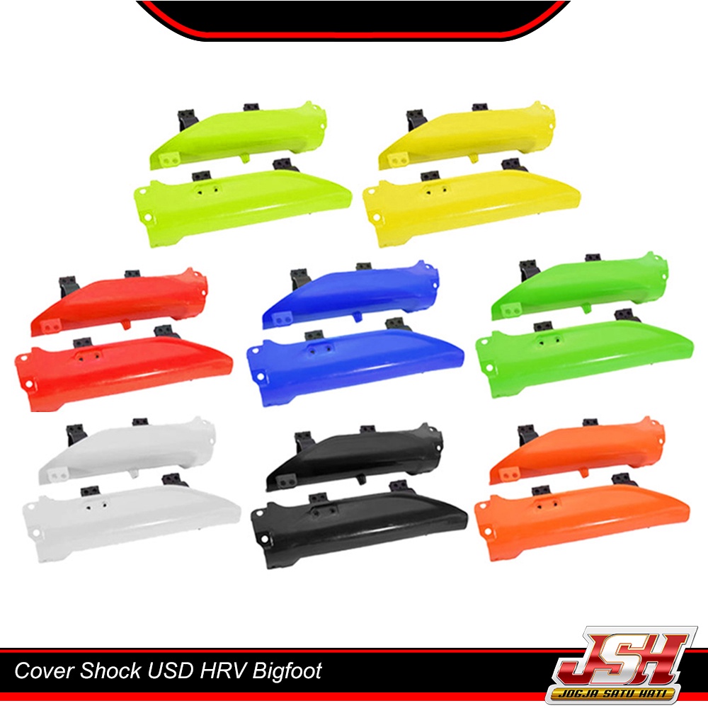 Jual Cover shock depan tutup usd upsidedown HRV motor klx bigfoot bf ...