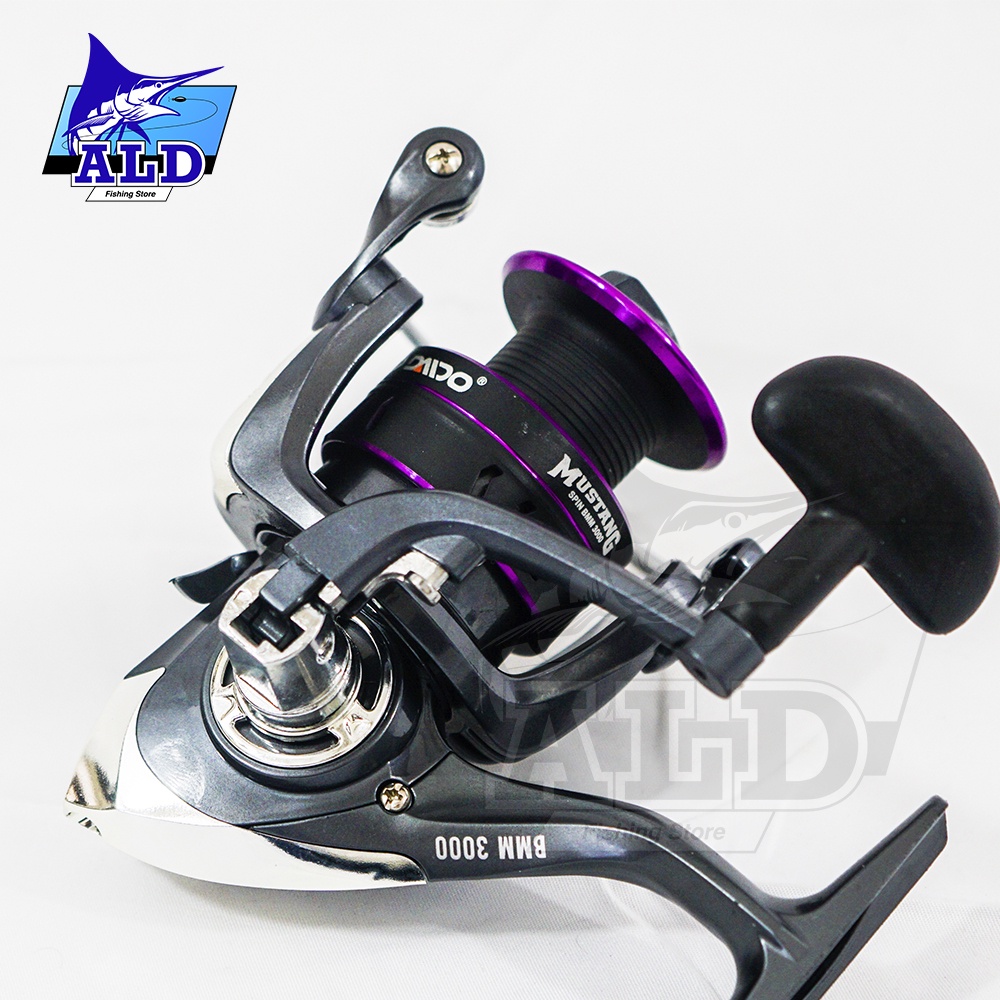 Jual Reel Pancing Daido Mustang 3000 Purple / Gold | Shopee Indonesia