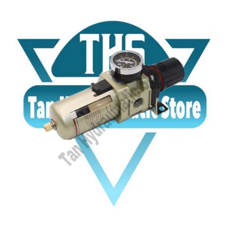 Jual Air filter regulator pneumatic ukuran port 1/2 AW4000-04 | Shopee ...