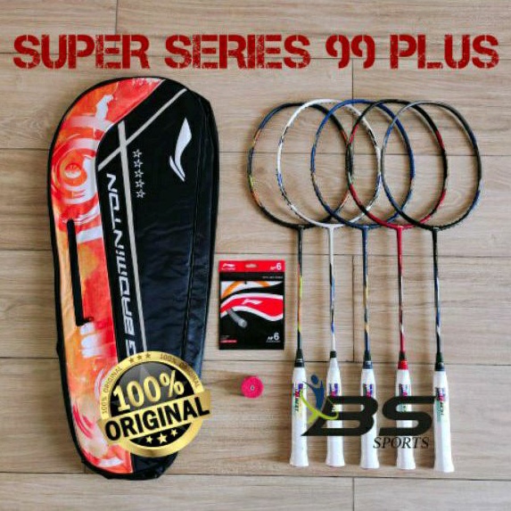 Jual RAKET BADMINTON LINING SUPER SERIES SS99 PLUS SS 99 PLUS ORIGINAL ...