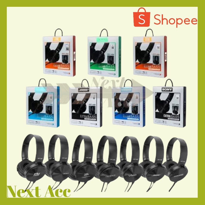 Jual Headset/Headphone DJ/bando ppt 450 cocok untuk gaming ada mic ...