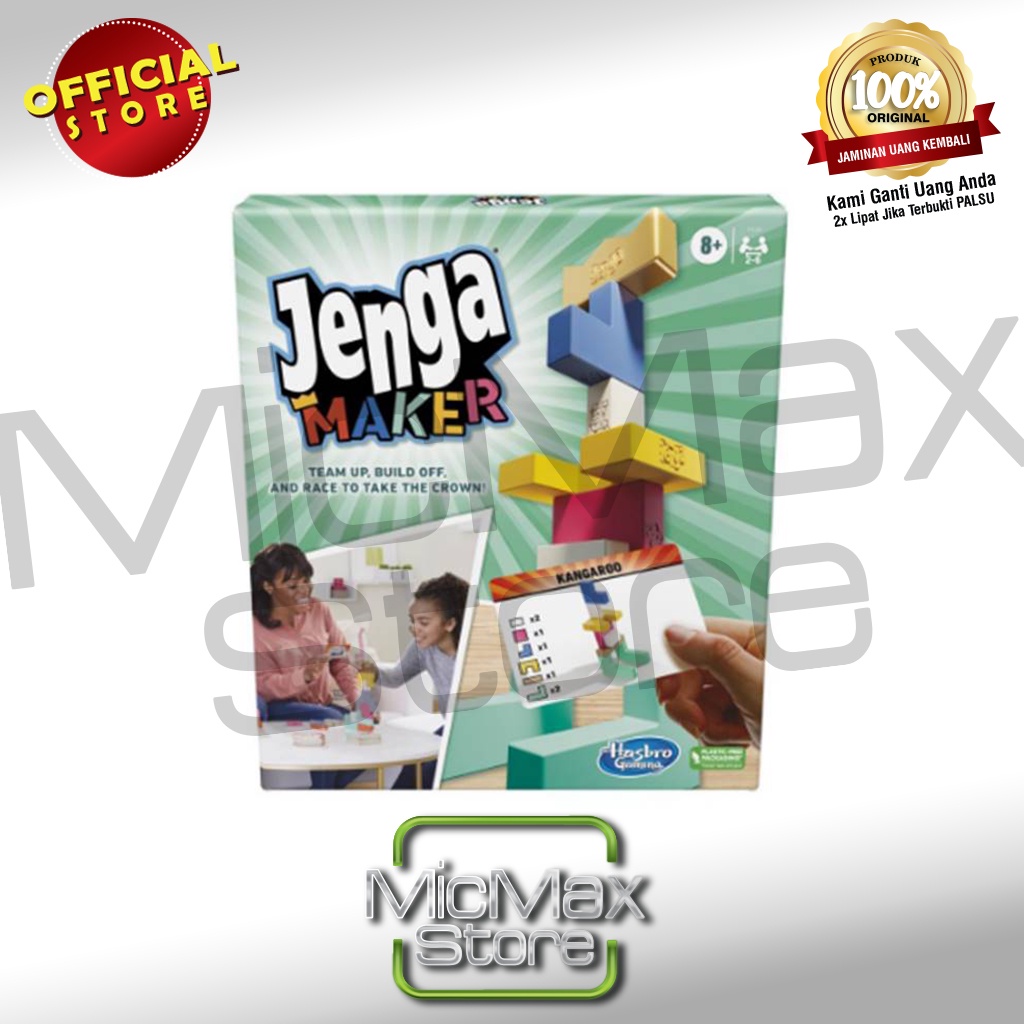 Jual Hasbro Gaming Jenga Maker Board Game GSSF4528 | Shopee Indonesia