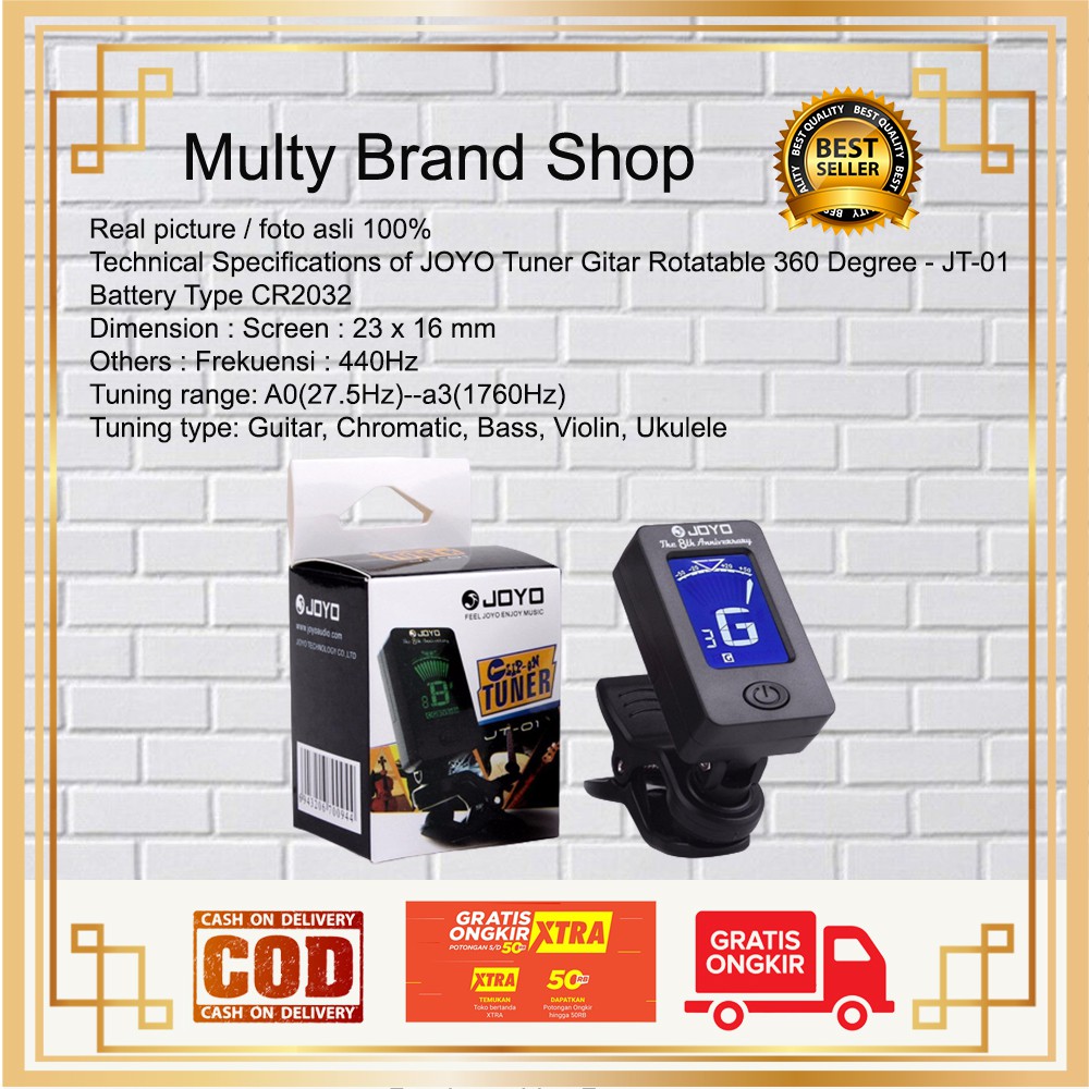 Jual Tuner Guitar Bass Ukulele Violin Murah Dan Original |Tuner Gitar ...
