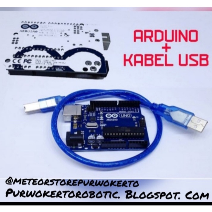 Jual Arduino uno r3 Dip dan usb cable | Shopee Indonesia