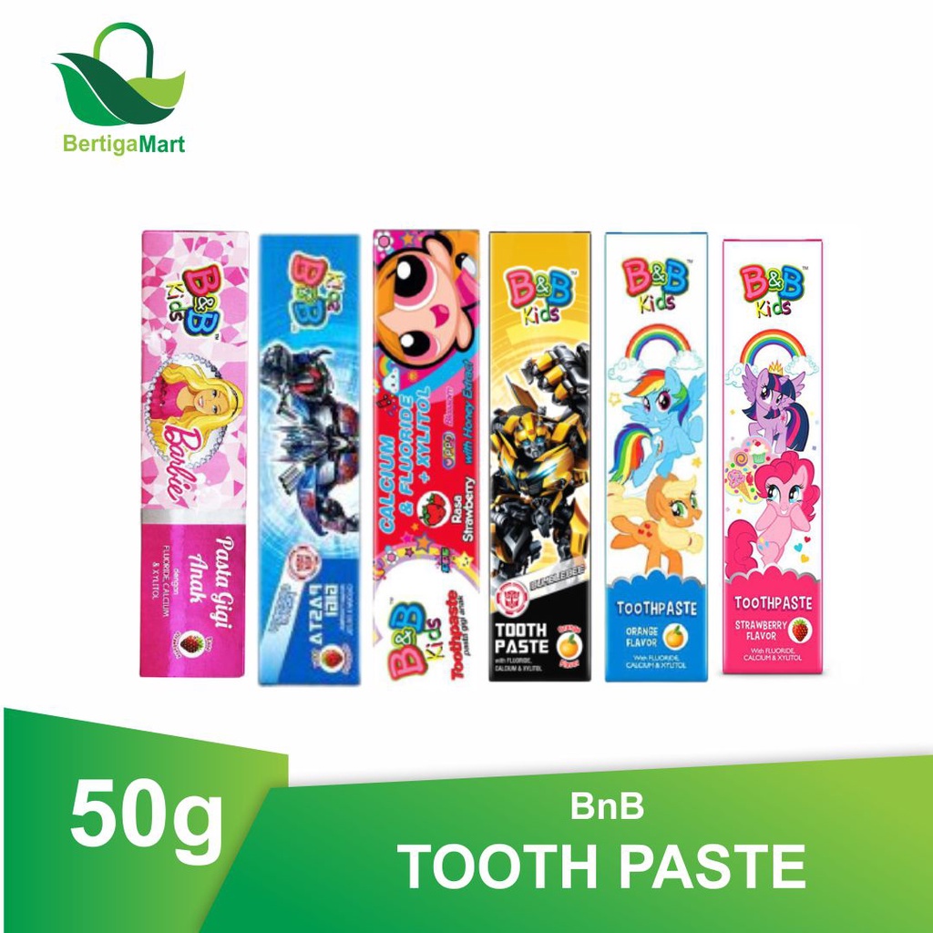 Jual B&B Kids Toothpaste Tube Pasta Gigi Anak 50 gr | Shopee Indonesia