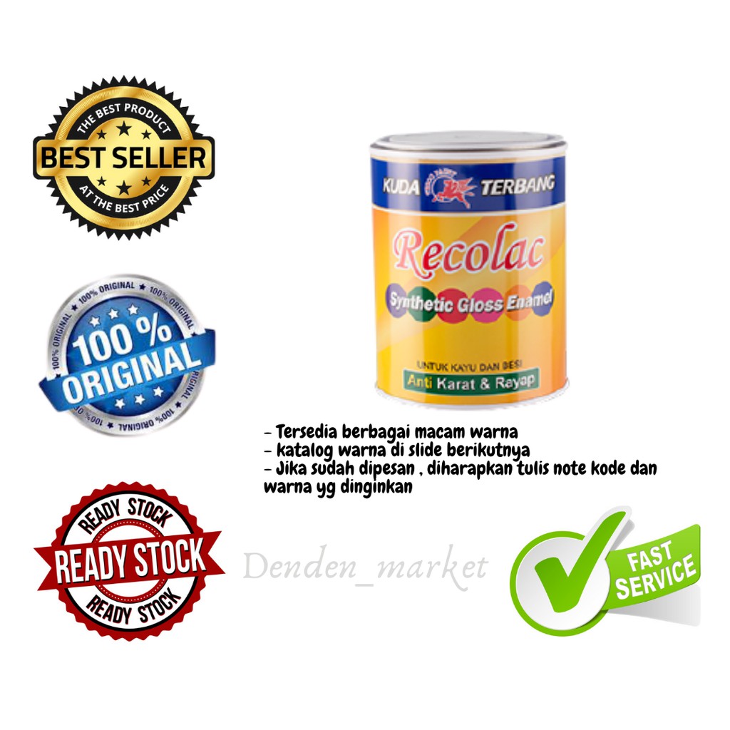 Jual recolac kuda terbang / cat recolac kayu besi / cat recolac kuda ...
