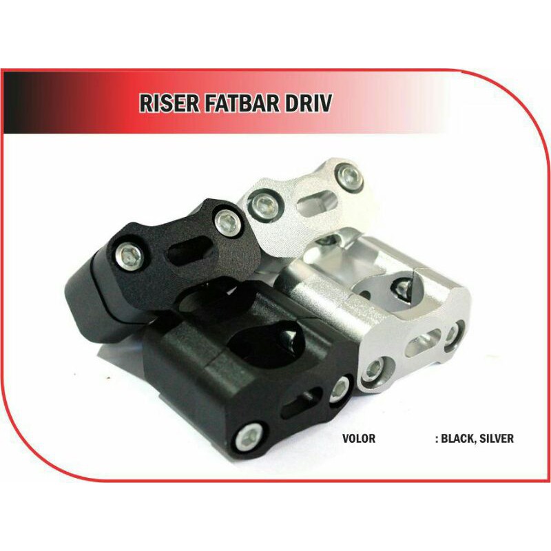 Jual riser stang cnc multi fungsi bisa buat stang standar dan fatbar ...