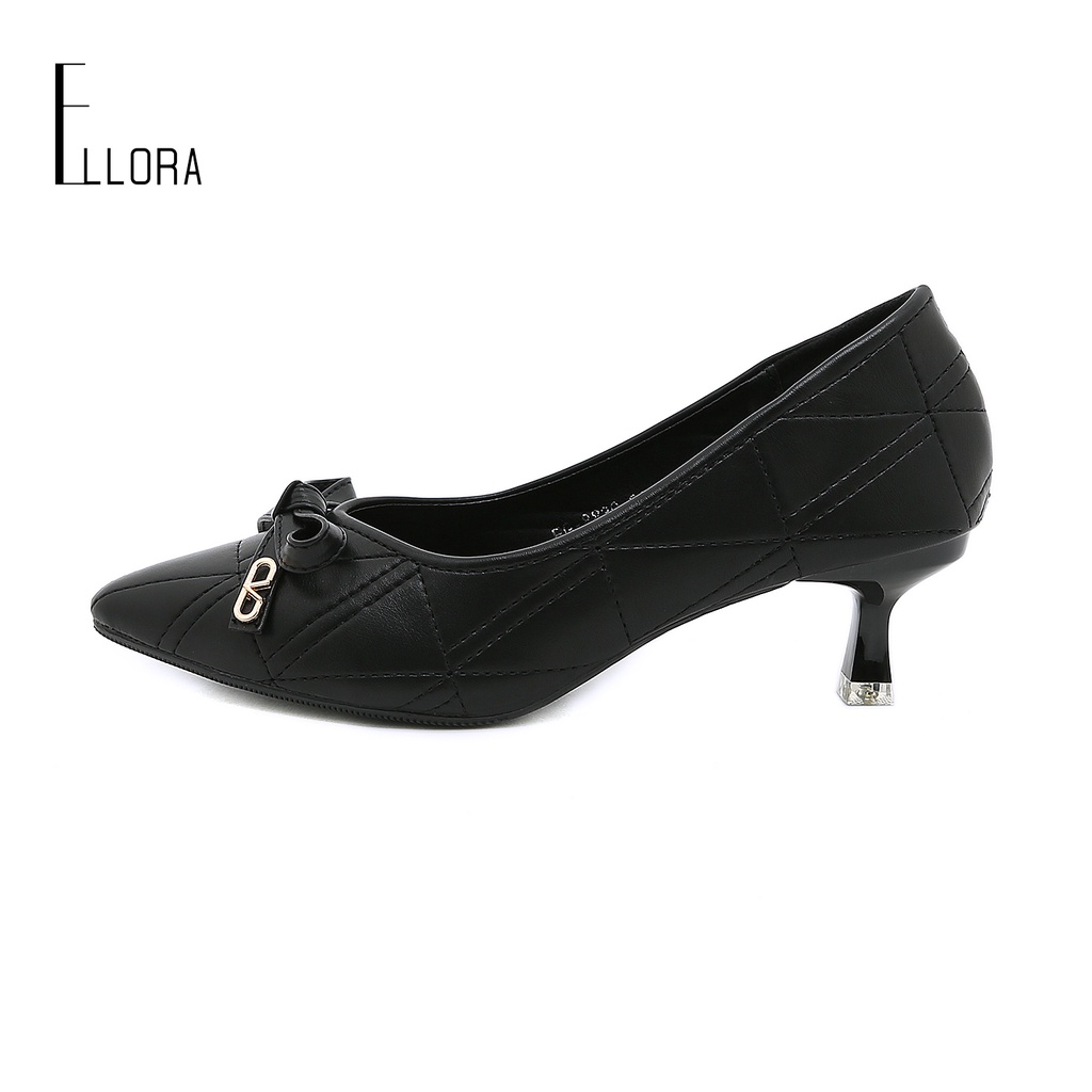 Jual ELLORA EG-8830 Sepatu Heels Wanita Kerja Import 5cm Sintetis ...