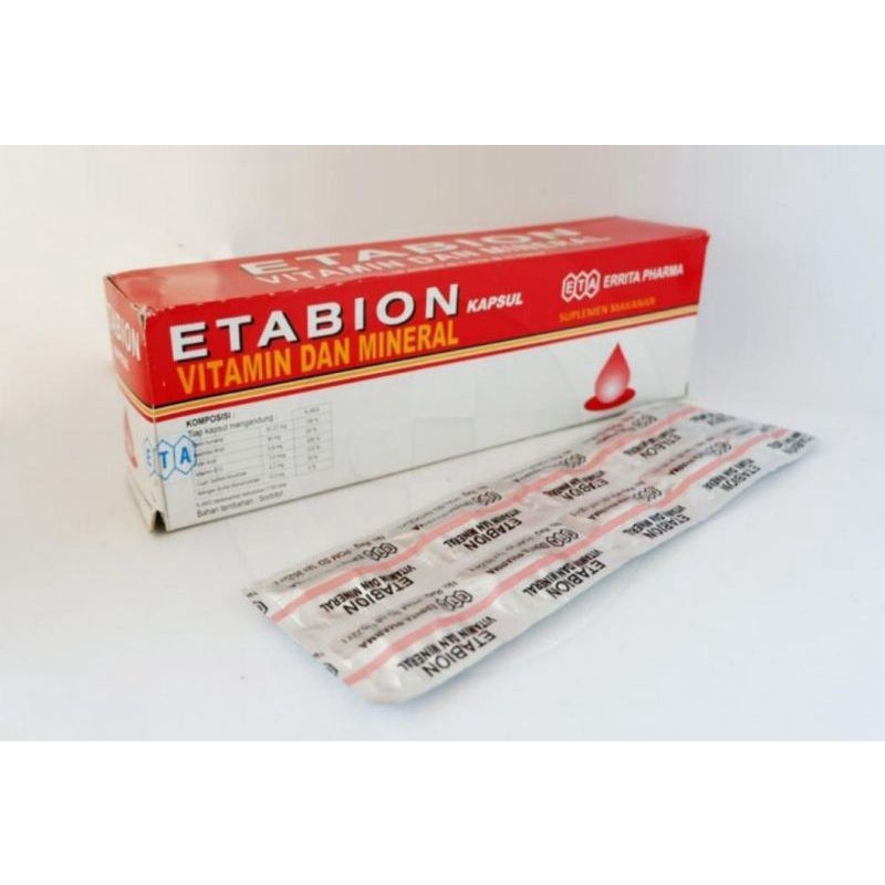 Jual Etabion Kapsul Tambah Darah | Shopee Indonesia