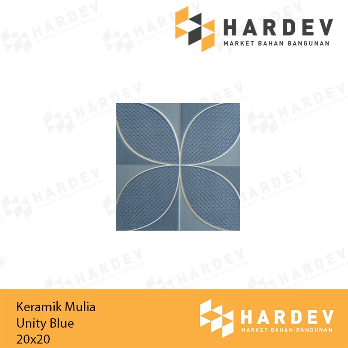 Jual KERAMIK MULIA 20X20 UNITY BLUE KW1 | Shopee Indonesia