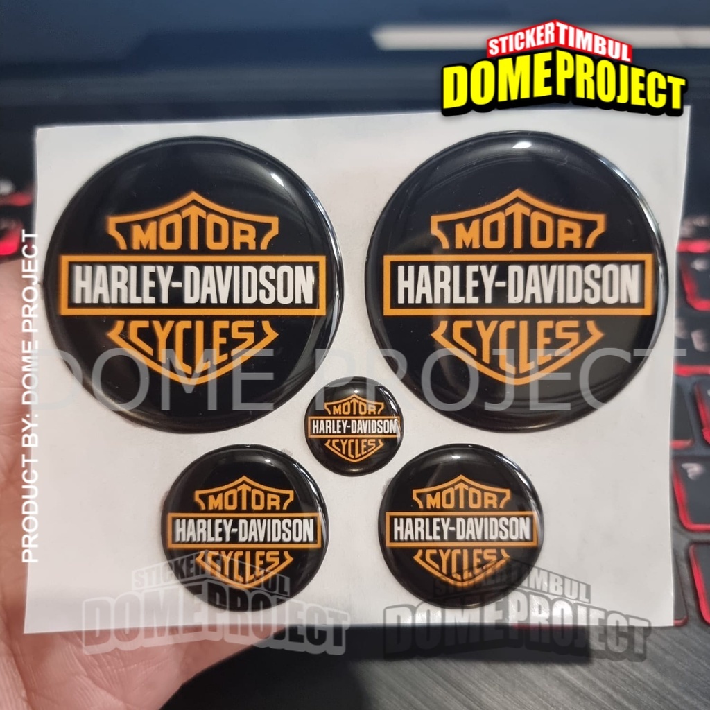Jual STIKER MOTOR TIMBUL EMBLEM LOGO HARLEY DAVIDSON YAMAHA AEROX NMAX ...