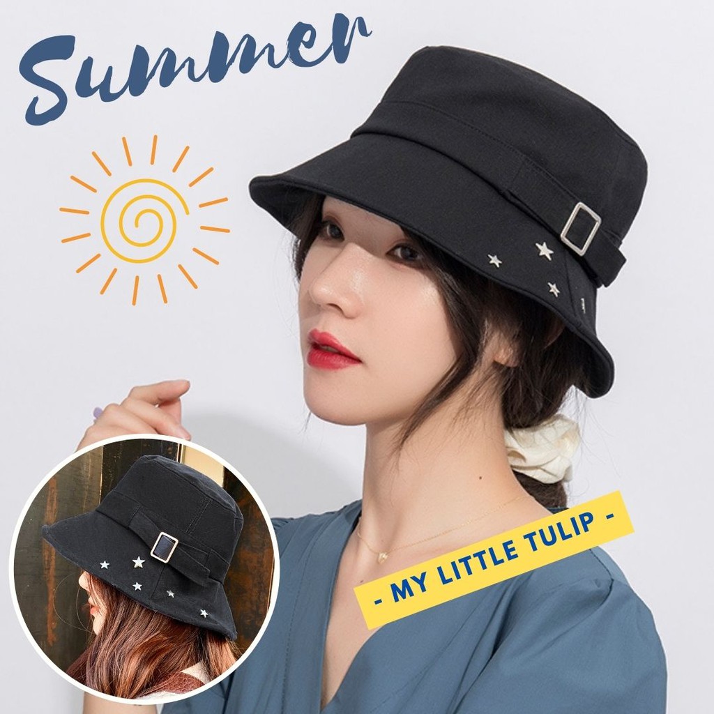 Jual Topi Bucket Hat Artis Korea KPOP Style / Bucket Hat Gaya Korea ...