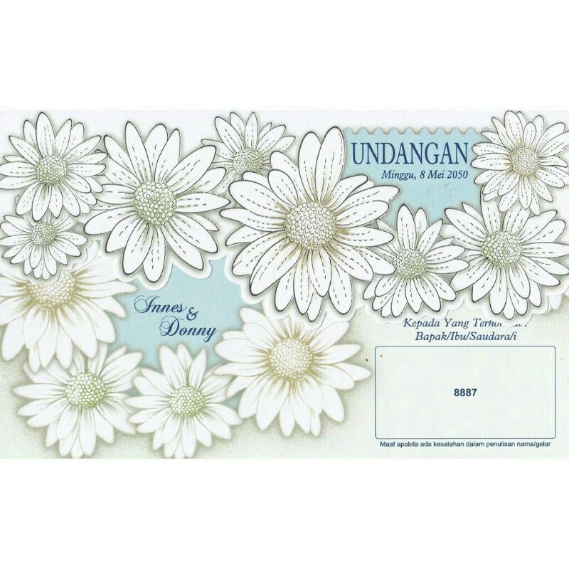 Jual Blangko Undangan ERBA 8887 Murah Banget 1 pak isi 100 lembar Free ...