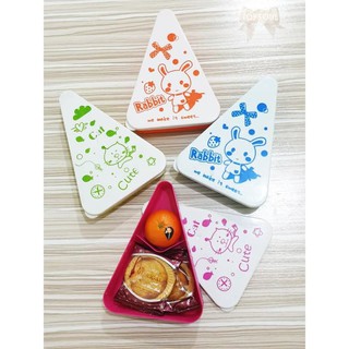 Jual Kotak Makan SEGITIGA lunch box bentuk pizza sandwich tempat bekal ...