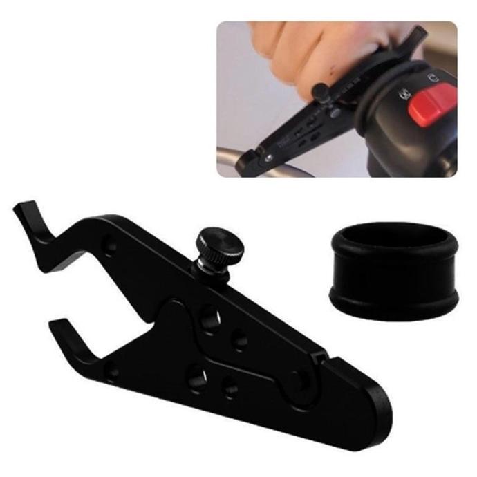 Jual Universal Motorcycle Cruise Control Throttle Lock Assist Grip Kit ...
