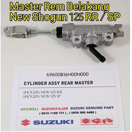 Jual MASTER REM BELAKANG NEW SHOGUN 125 TYPE FL ( SHOGUN ROBOT ...