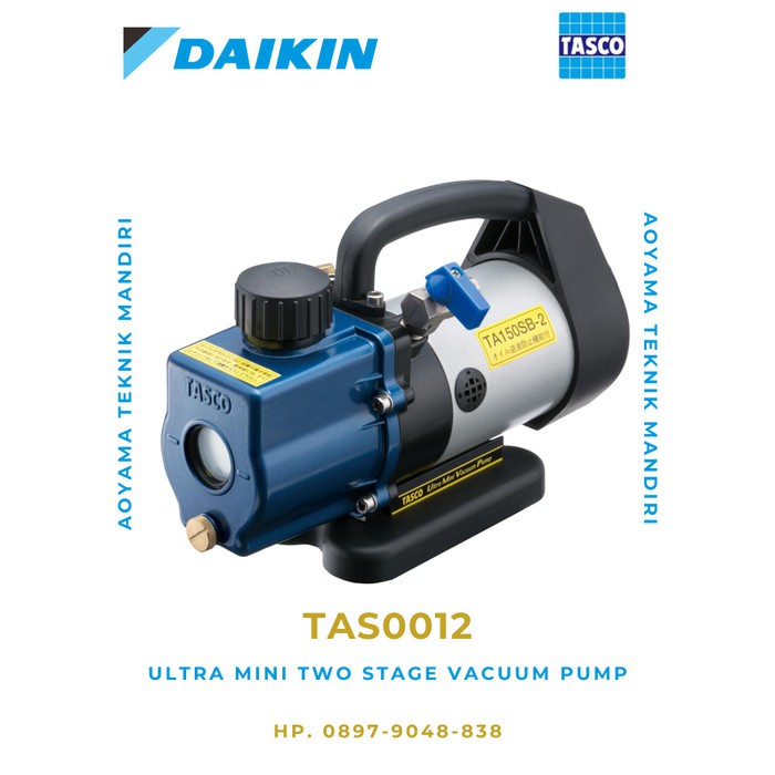 Jual ULTRA MINI TWO STAGE VACUUM PUMP / POMPA VACUUM 2 TAHAP TASCO ...