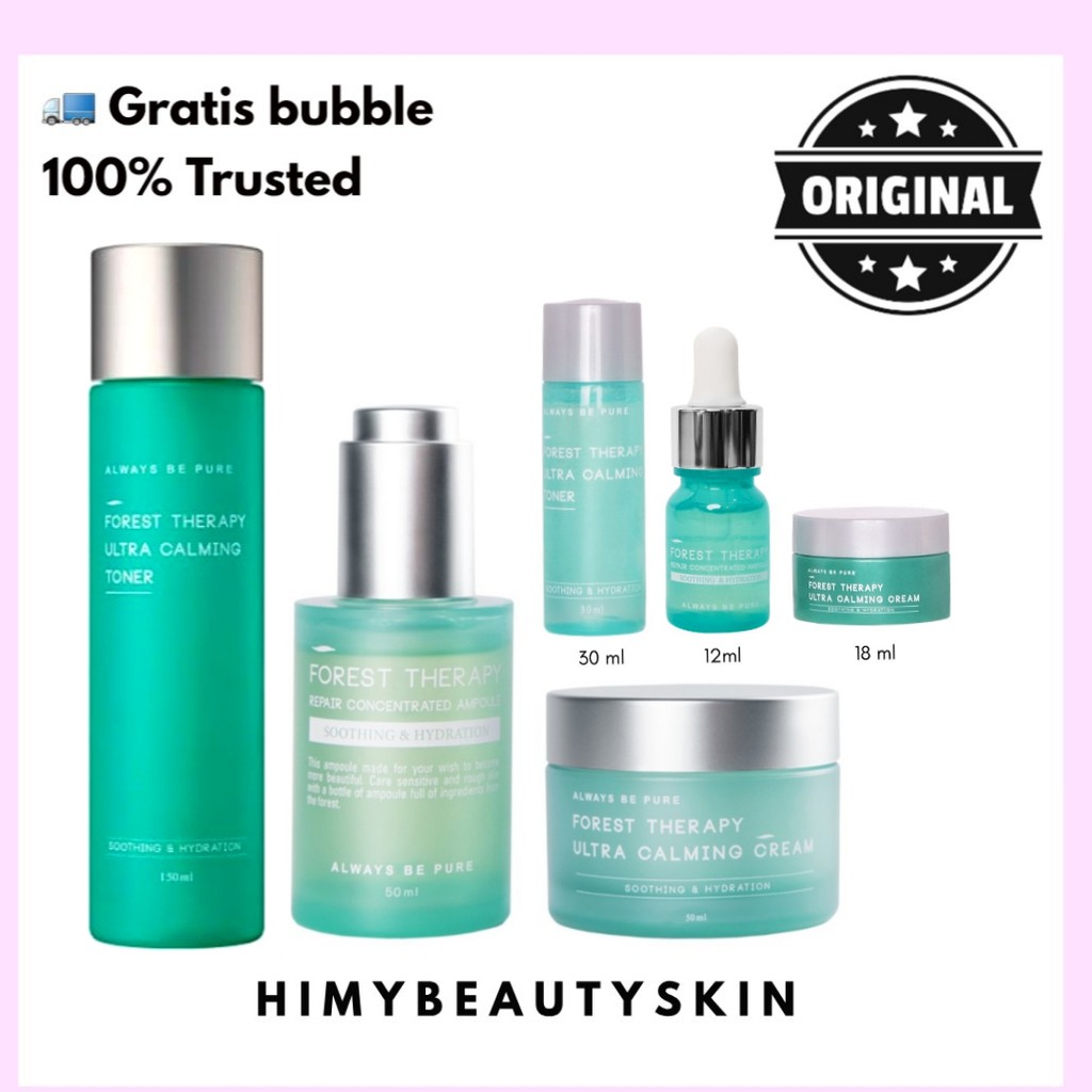 Jual LENGKAP - ALWAYS BE PURE FOREST THERAPY ULTRA CALMING TONER 150ML ...